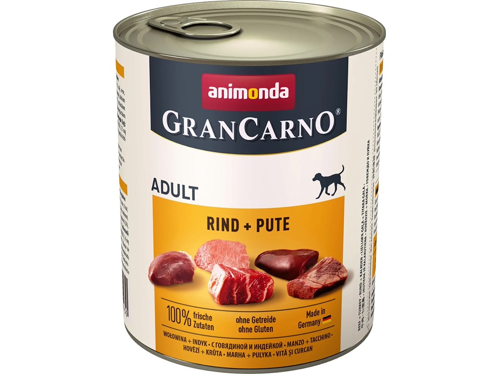 Animonda Hrana za pse Gran Carno Adult Govedina i ćuretina 800gr
