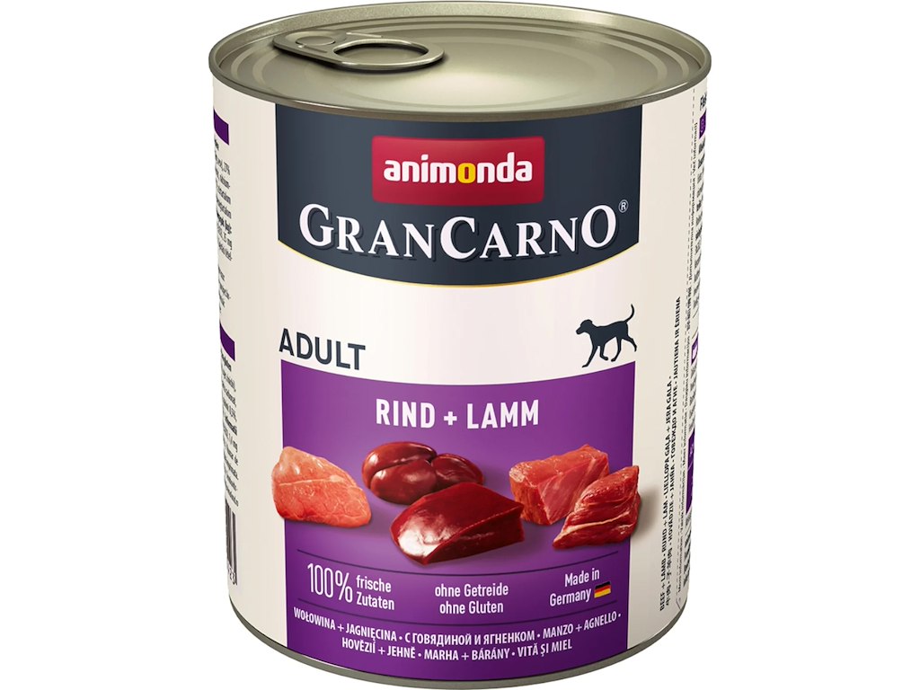 Animonda Hrana za pse Gran Carno Adult Govedina i jagnjetina 800gr