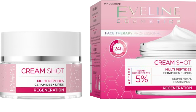 EVELINE - CREAM SHOT - MULTI PEPTIDES REGENERATION 50ml