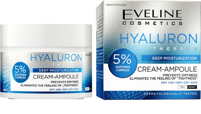 EVELINE - CREAM-AMPOULE - HYALURON THERAPY 50ml