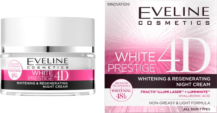 EVELINE - WHITE PRESTIGE 4D - REGENERATING NIGHT CREAM 50ml