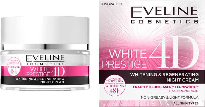 EVELINE - WHITE PRESTIGE 4D - REGENERATING NIGHT CREAM 50ml