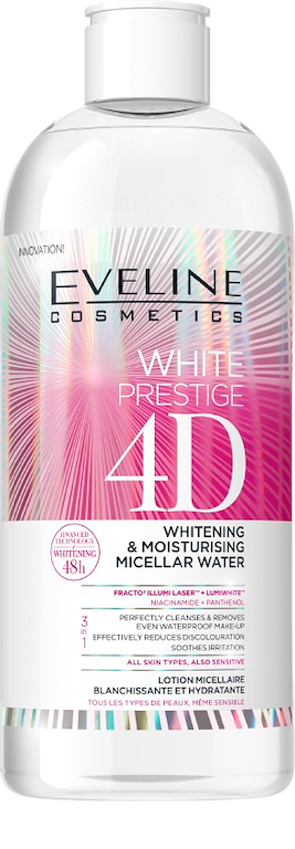 EVELINE - WHITE PRESTIGE 4D - MICELLAR WATER 400ml