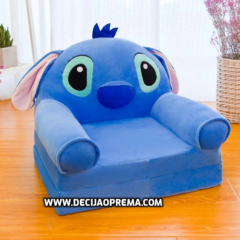Foteljica za decu Stitch Blue