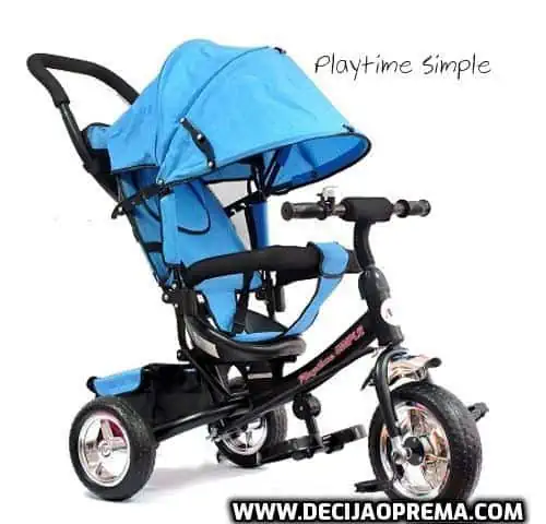 Tricikl za decu Playtime Simple Plavi