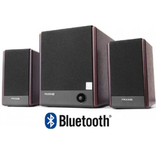 Microlab FC330BT Aktivni drveni zvucnici 2.1 56W RMS(24W,2x16W), Bluetooth, 3.5mm