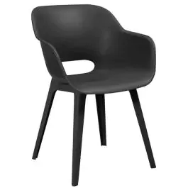 Baštenska plastična stolica Akola grafit Keter CU 235829