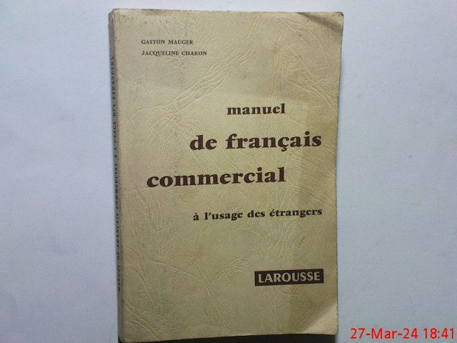 MANUEL DE FRANCAIS COMMERCIAL