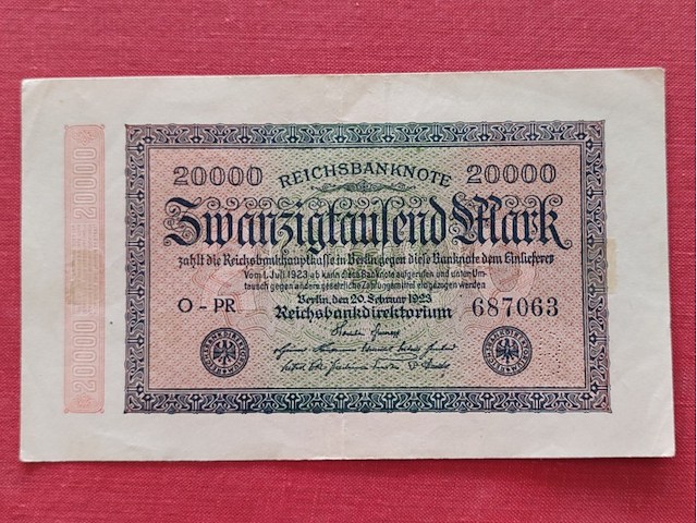 20000 MARK 1923