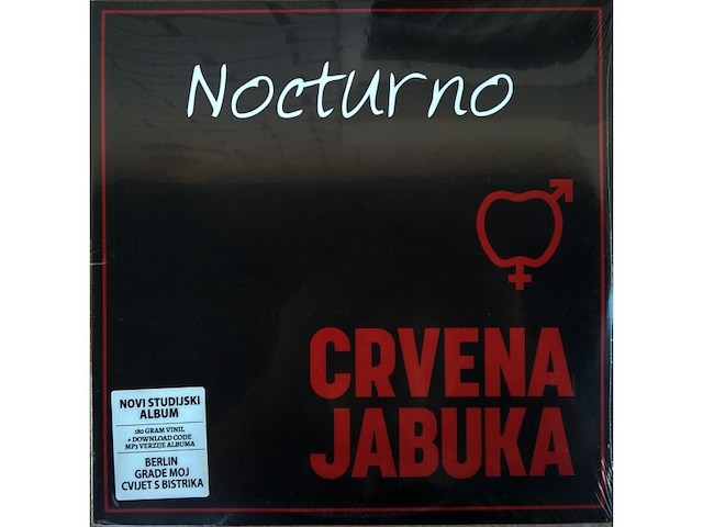 Crvena Jabuka – Nocturno, 2 X LP, NOVO, NEOTPAKOVANO