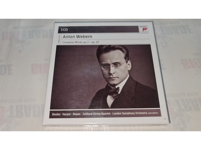 Anton Webern, Complete works 3CDa , ORIGINAL