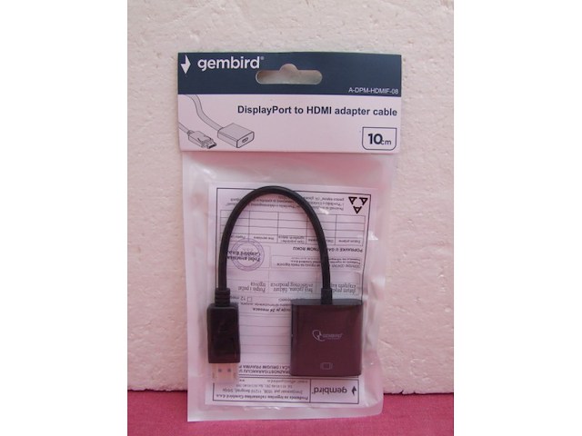 DisplayPort na HDMI adapter prelaz kabl DP to HDMI NOVO