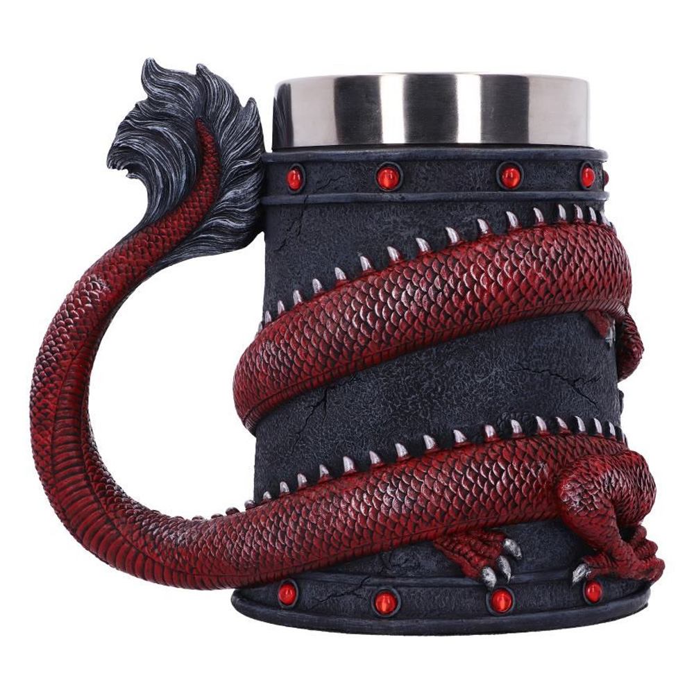 Nemesis Now - Dragon Coil Tankard Red