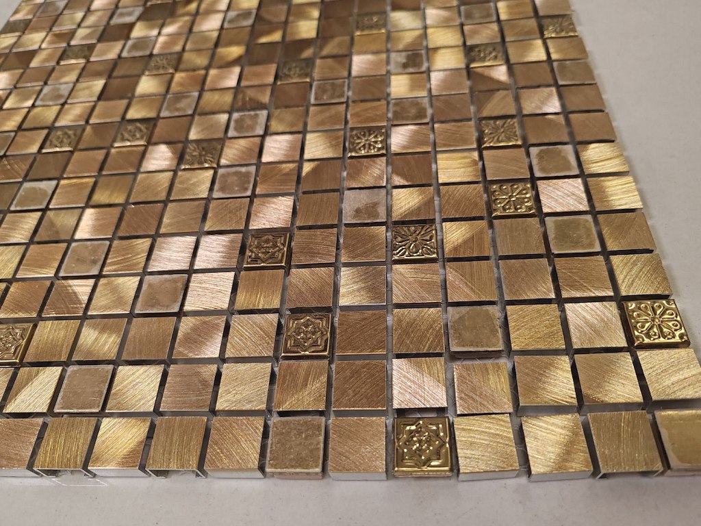 MOZAIK Gold alu-staklo AS001 30X30