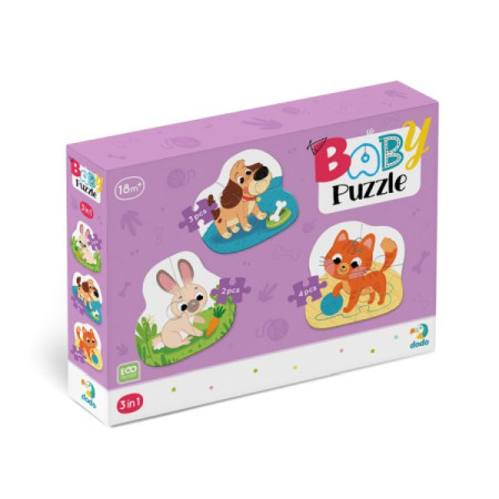 Bebi puzzle 3 u 1 zivotinje ( 104/300395 )