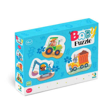 Bebi puzzle 3 u 1 transportna sredstva ( 104/300392 )