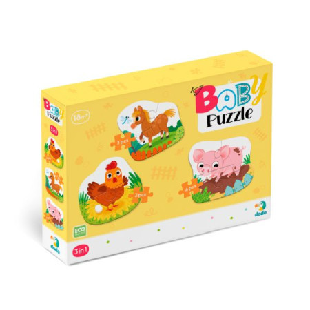 Bebi puzzle 3 u 1 dan na farmi ( 104/300394 )