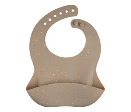 Canpol babies 51/029 beige silikonska portikla sa dzepom dots ( 51/029_bei )