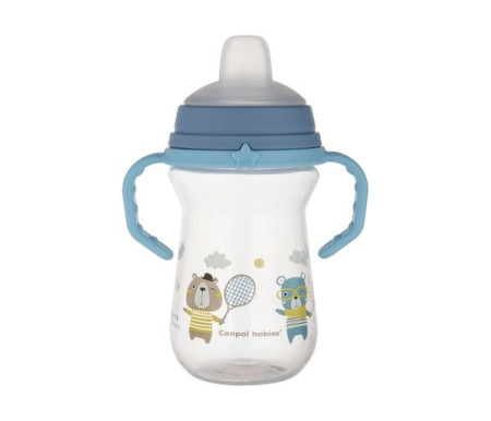 Canpol babies solja bonjour paris 250ml sa silikonskim kljunom (56/613) - blue ( 56/613_blu )