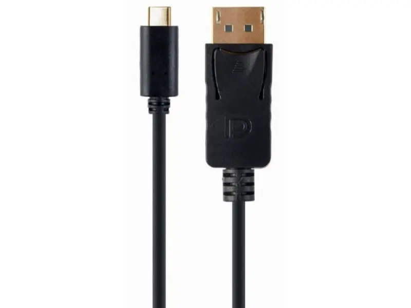 GEMBIRD A-CM-DPM-01 USB-C to DisplayPort-male adapter, 4K 60 Hz, 2 m, black