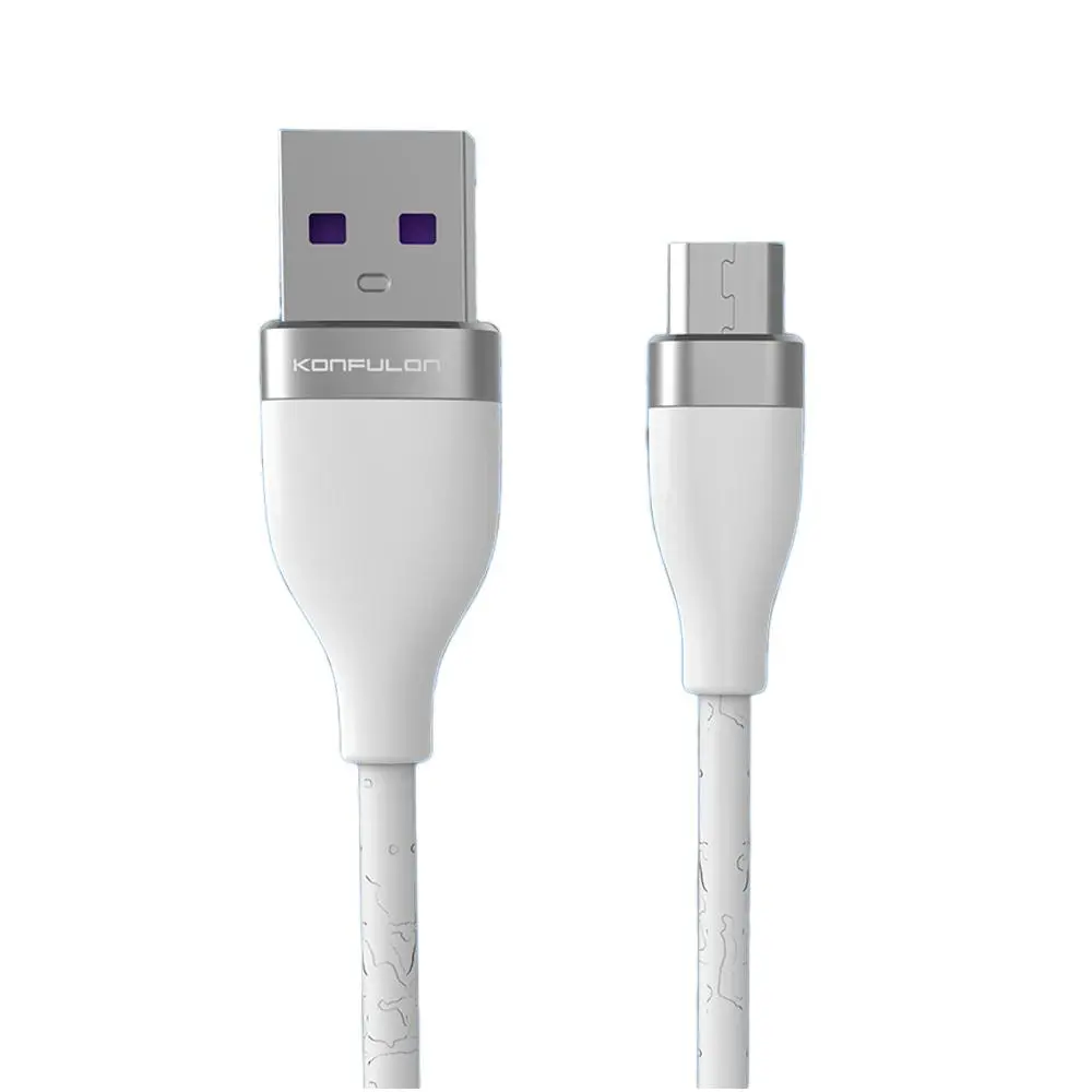USB Kabl KONFULON S82 Micro 1M 3.1A bela