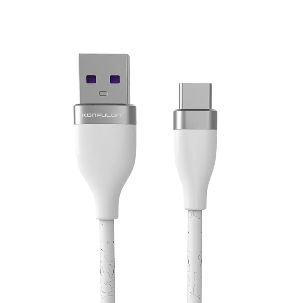 USB Kabl KONFULON S84 Type-C 1M 3.1A bela
