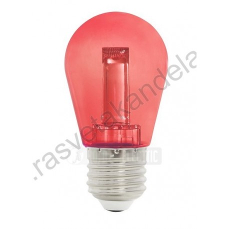 LED sijalica E27 2W FANTASY RED