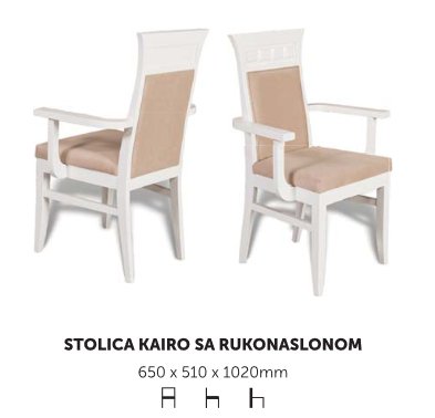 Stolica Kairo sa rukonaslonom