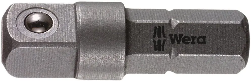 WERA Adapter, 1/4" x 25 mm 870/1, 05136000001 sivi