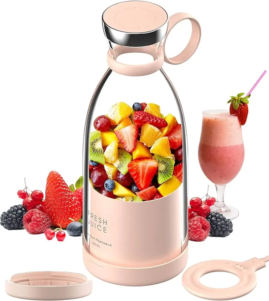 Prenosivi Mini Juice blender, Roze