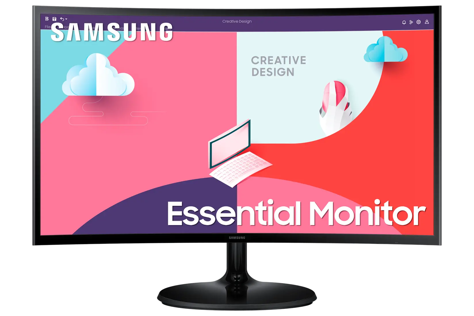 SAMSUNG LS24C360EAUXEN Monitor 24", Full HD, Crni