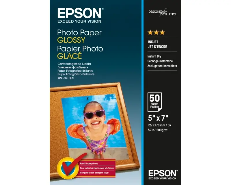 EPSON Foto papir S042545 Glossy 13x18cm 50/1