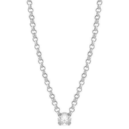 Victoria Cruz ženski celine crystal lančić sa swarovski belim kristalom ( a3871-07hg )