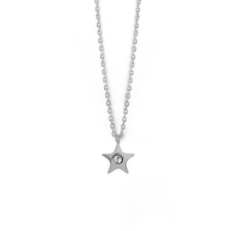 Ženski Victoria Cruz celeste star crystal lančić sa swarovski belim kristalom ( a3653-07hg )