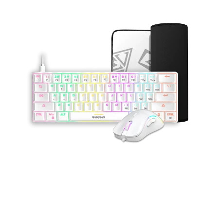 Gamdias Hermes e4 bela tastatura + miš + podloga