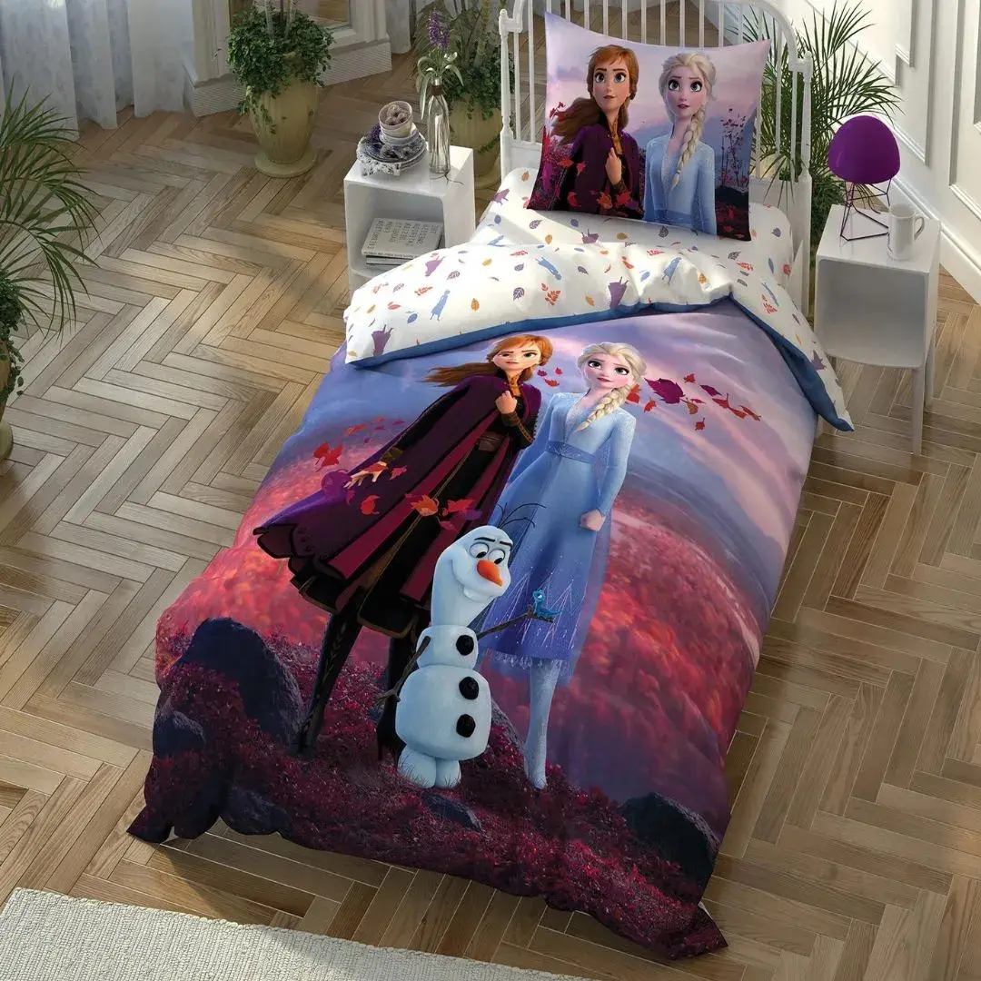 Tac Frozen 2 Autumn Set posteljine za devojčice, 60260607, 160x220 cm, Šareni