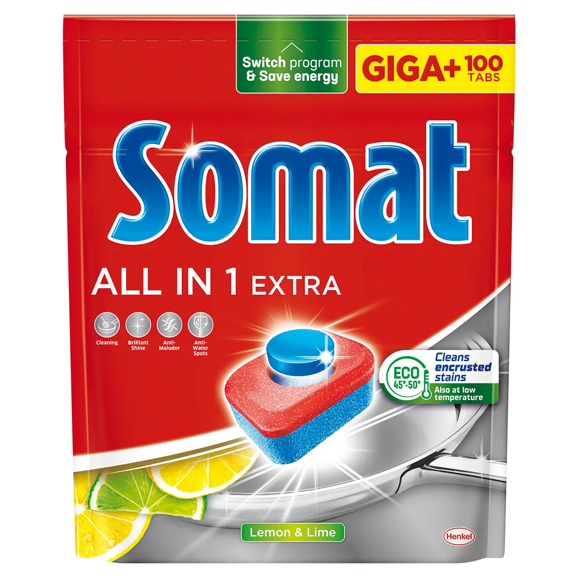 SOMAT All in One Extra, Tablete za pranje posuđa, 100 komada