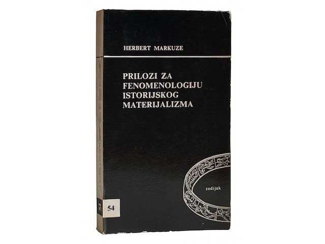 Herbert Markuze Prilozi za fenomenologiju materijalizma