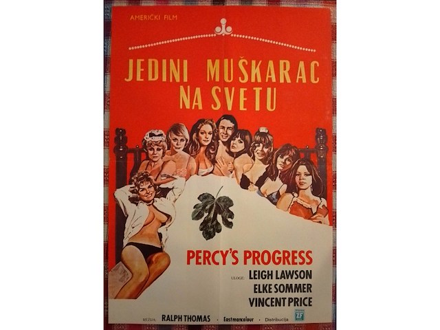 plakat JEDINI MUŠKARAC NA SVETU (Vincent Price)