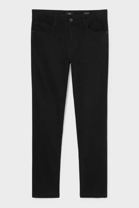 C&A Muške pantalone, Slim Fit, Crne