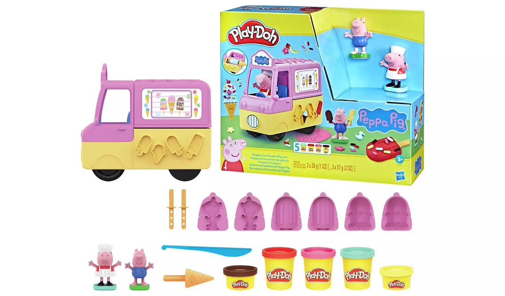 PLAY DOH PEPPAS ICE CREAM PLAYSET