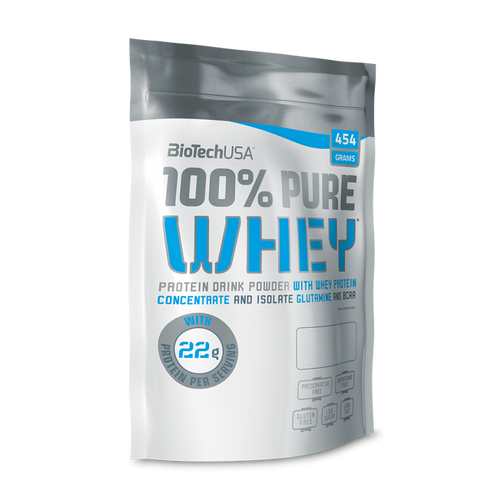 BioTech USA 100% Pure Whey 454 g Burbon vanila