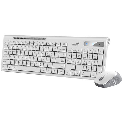 GENIUS SlimStar 8230 Wireless USB US bela tastatura+ miš