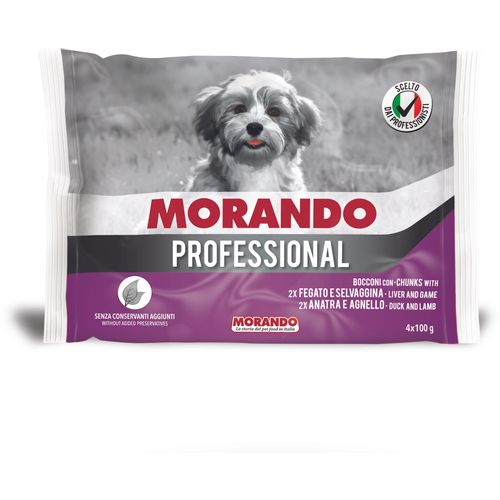 Morando Dog Multi Pack Adult Jetra & Divljač i Pačetina & Jagnjetina 4x100g