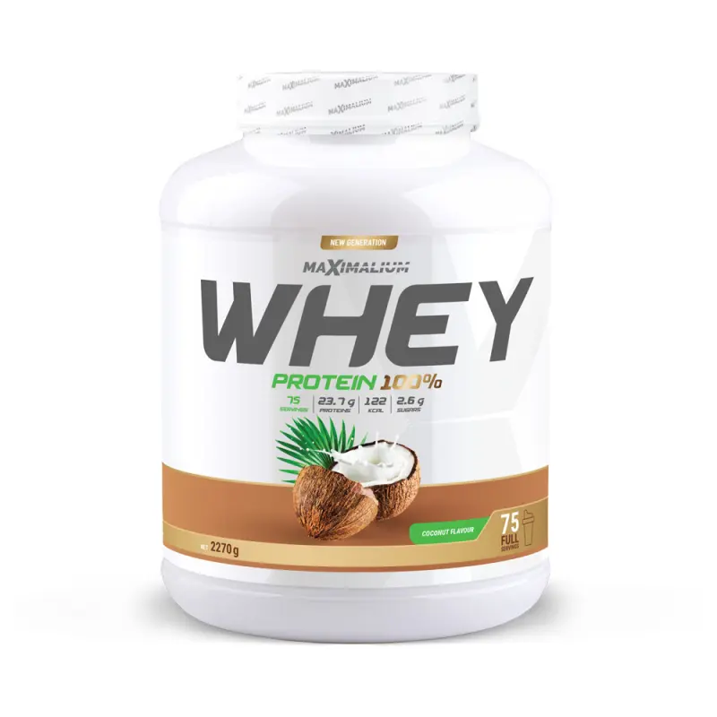 Maximalium Whey Protein, Kokos, 2270 g