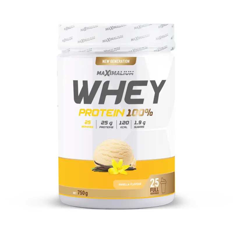 Maximalium Whey Protein, Vanila, 750 g