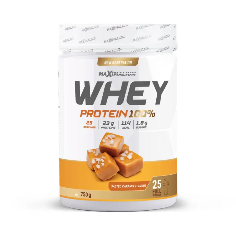 Maximalium Whey Protein, Slana karamela, 750 g