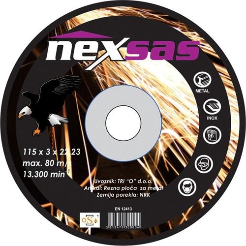 Nexsas rezne ploče za kamen 115 x 3.0 x 22.23