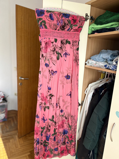 Cvetna dugačka haljina M