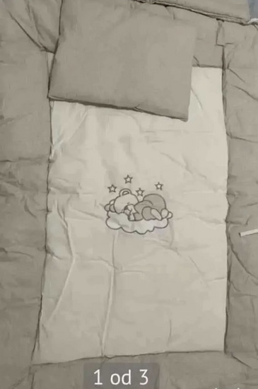 Nova ogradica za bebe sa jorganom i jastucicem